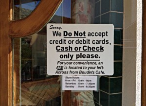 Do Stores Not Accepting Credit Cards Bother You? – Beyond the Creek