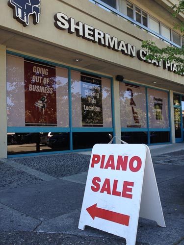 More on the Sherman Clay Piano Closings – Beyond the Creek