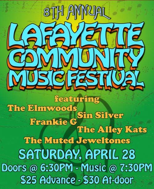 Lafayette Community Music Festival April 28th at Town Hall Theatre ...