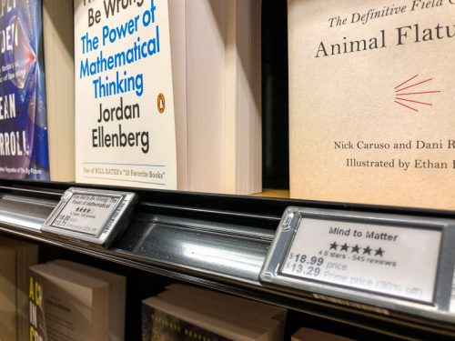 Thank You Amazon Books for Price Tags – Beyond the Creek