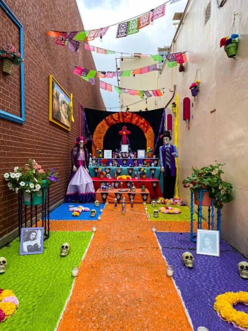Day of the Dead Display at Dia y Noche in Downtown Walnut Creek ...