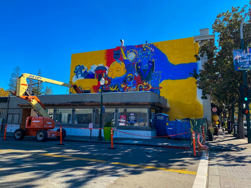 Mural (In Progress) of the Day – Beyond the Creek